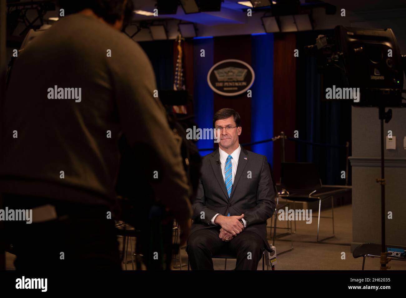 Interview with mark esper hi-res stock photography and images - Alamy