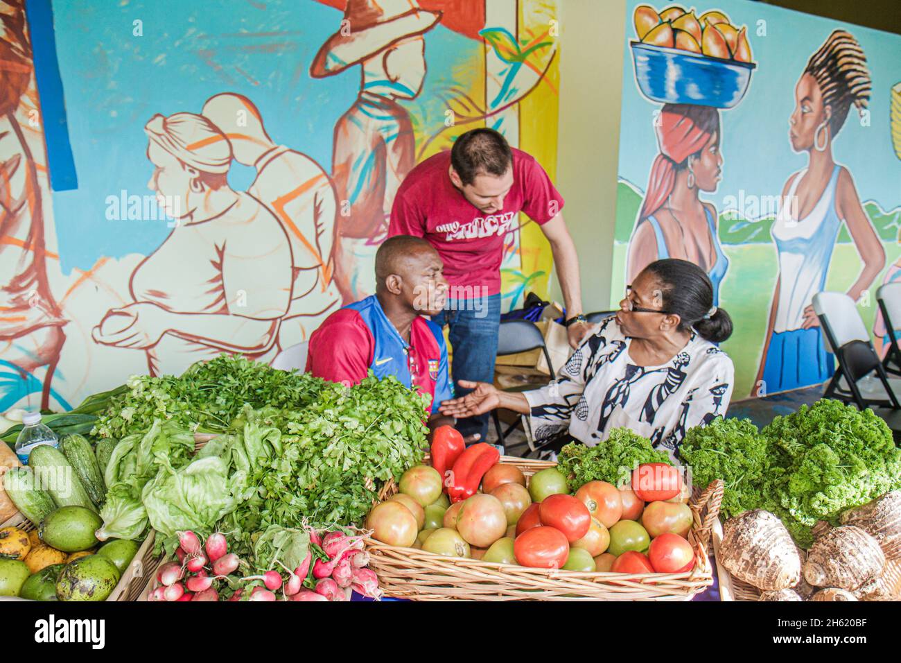 Miami Florida,Little Haiti,Caribbean Market Place Carnival,Black man ...