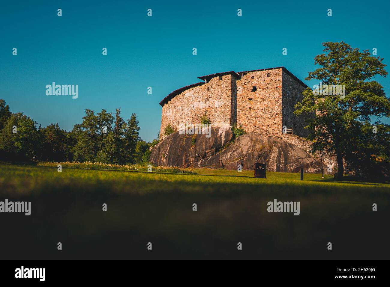 View of Raseborg Castle Ruins. Finland Stock Photo - Alamy