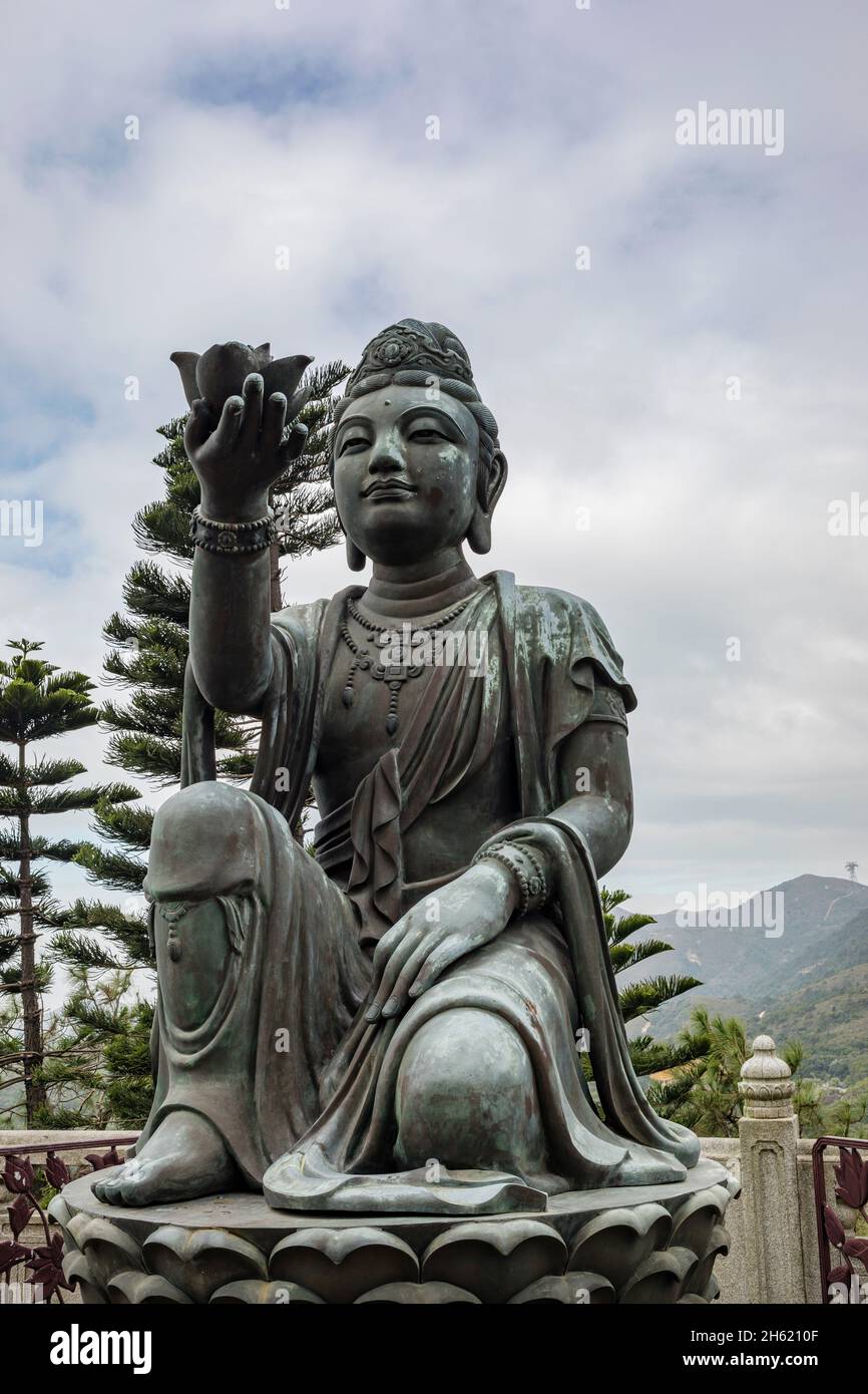 buddhist bronze gods fguren at the tian tan buddha,six virtues of ...