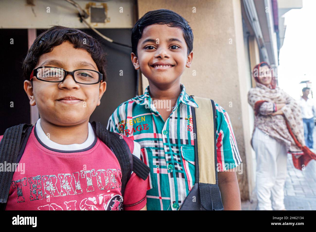 Dubai UAE,United Arab Emirates,Deira,Asian boys kids children students ...