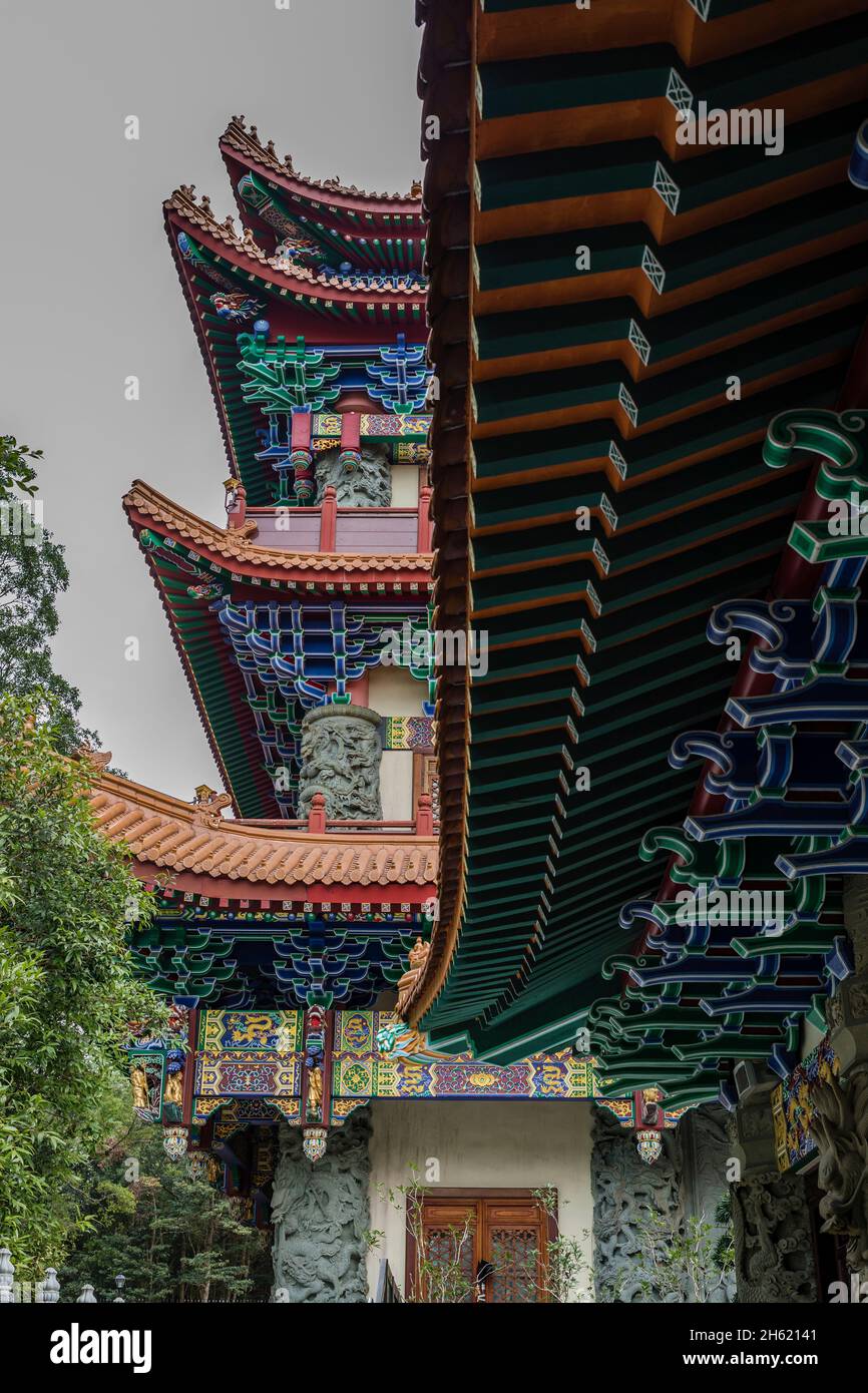 colorful po lin temple,po lin monastery,lantau Stock Photo - Alamy