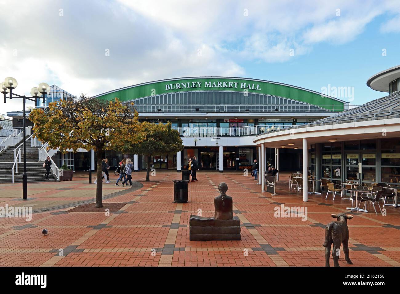 Burnley Market Hall Stock Photo - Alamy