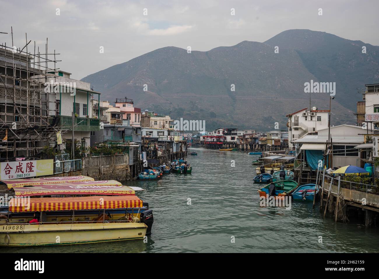 fish vendor,dried seafood market stall,tai o traditional fishing ...