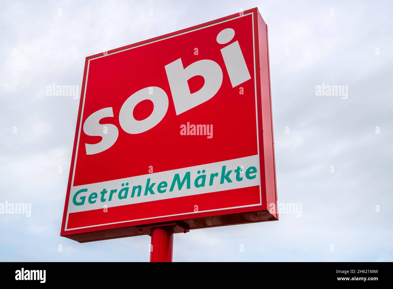 branch of the beverage trade sobi in schwabmünchen Stock Photo - Alamy