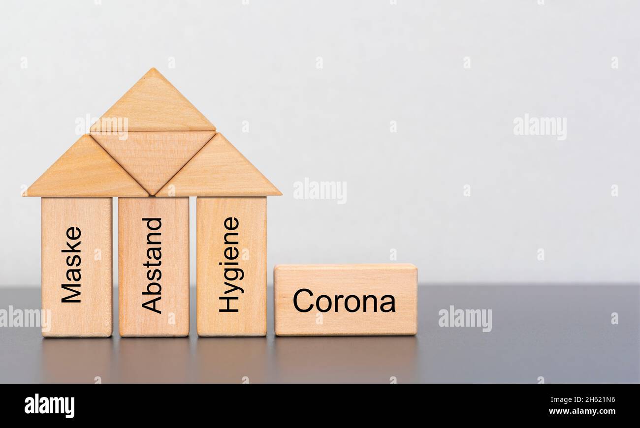 mask,distance and hygiene against coronavirus covid-19 Stock Photo - Alamy