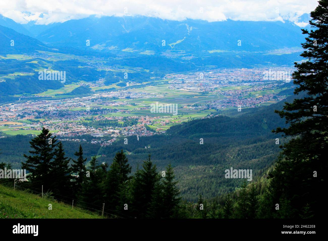 Birds eye view innsbruck in hi-res stock photography and images - Alamy