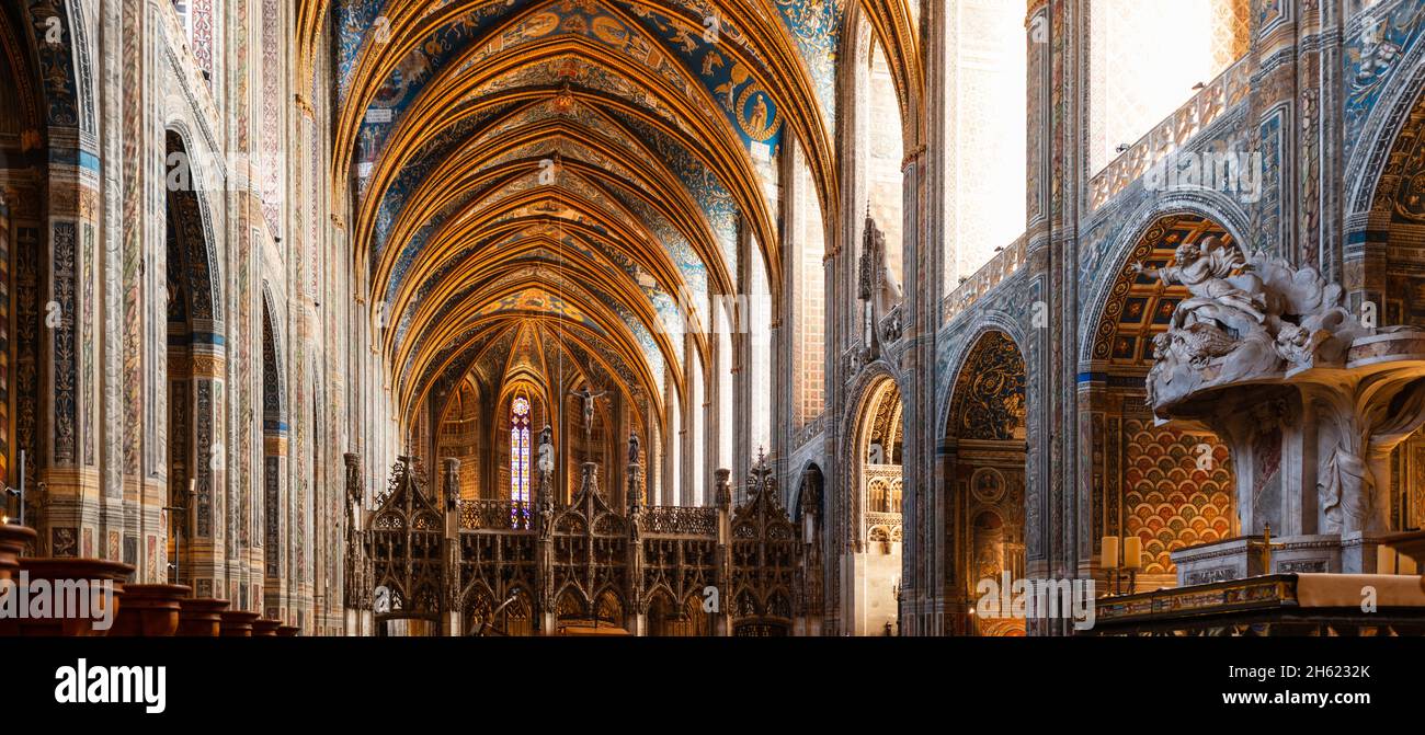Albi cathedral interior hi-res stock photography and images - Alamy