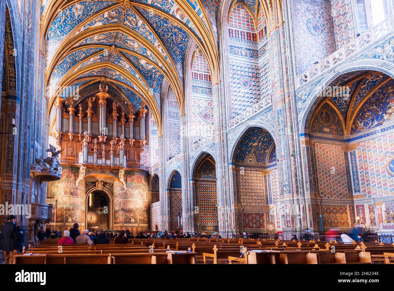 Albi cathedral interior hi-res stock photography and images - Alamy