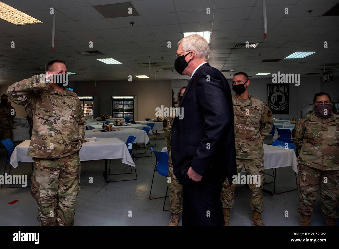 Reportage: Acting Defense Secretary Christopher C. Miller meets with ...