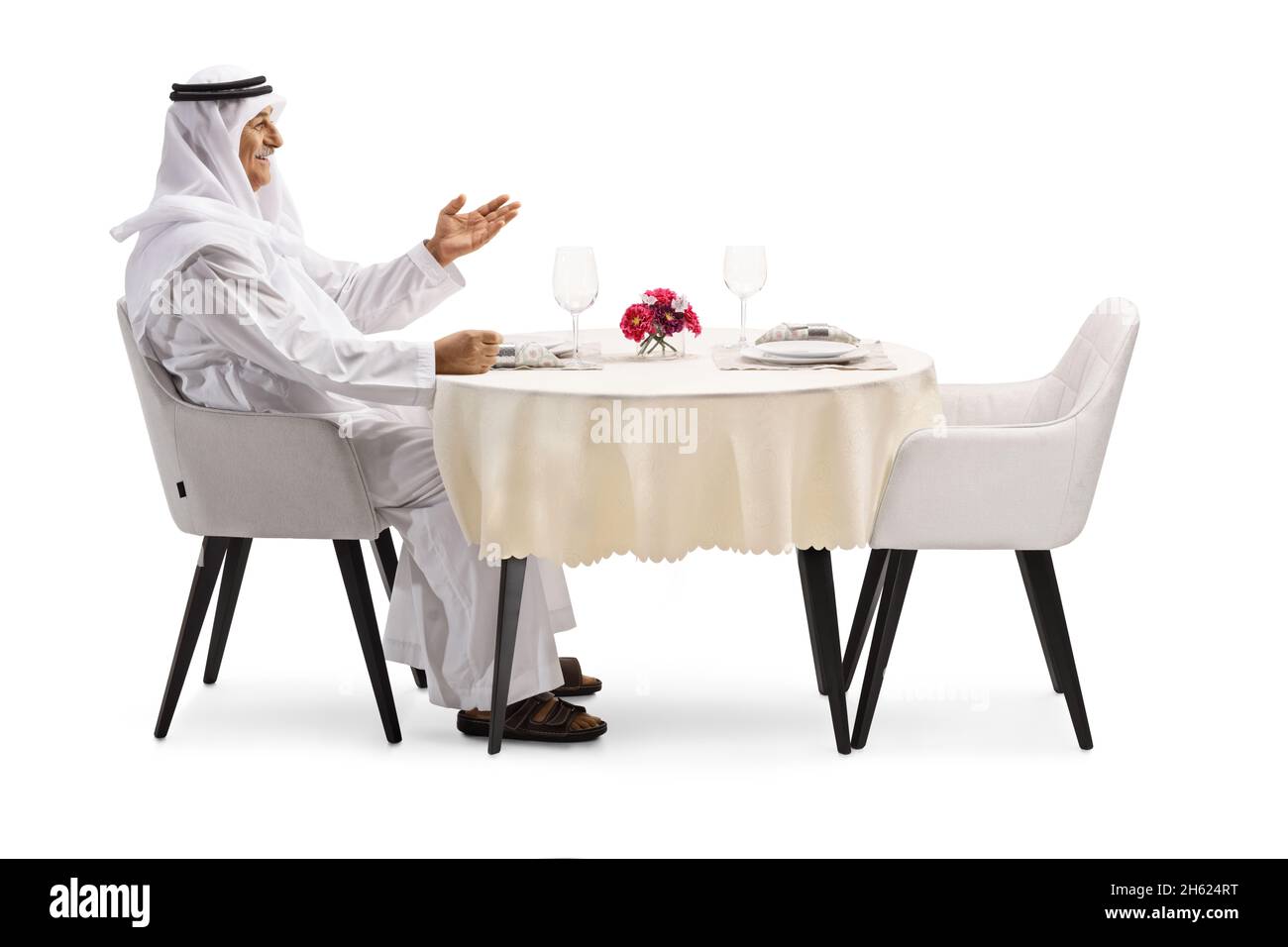 Person standing next table hi-res stock photography and images - Alamy