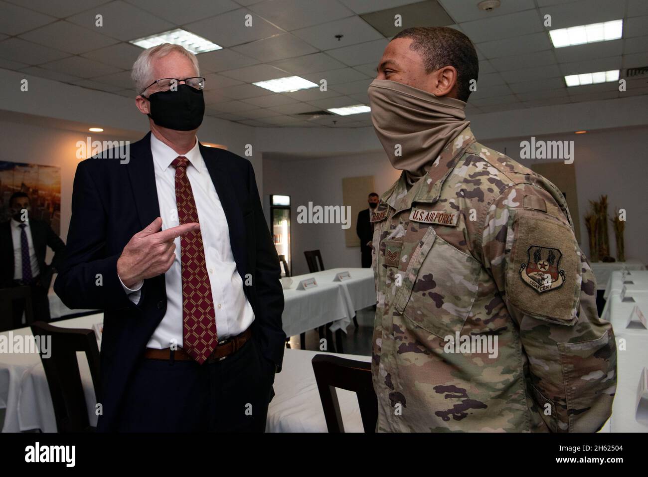 Reportage: Acting Defense Secretary Christopher C. Miller meets with ...