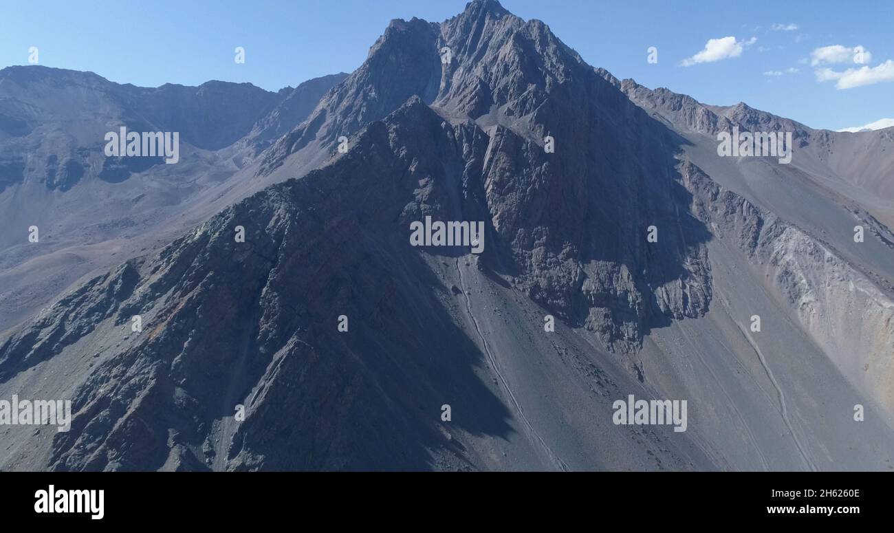 Cajon del Maipo canyon and Embalse El Yeso, Andes, Chile. South America ...