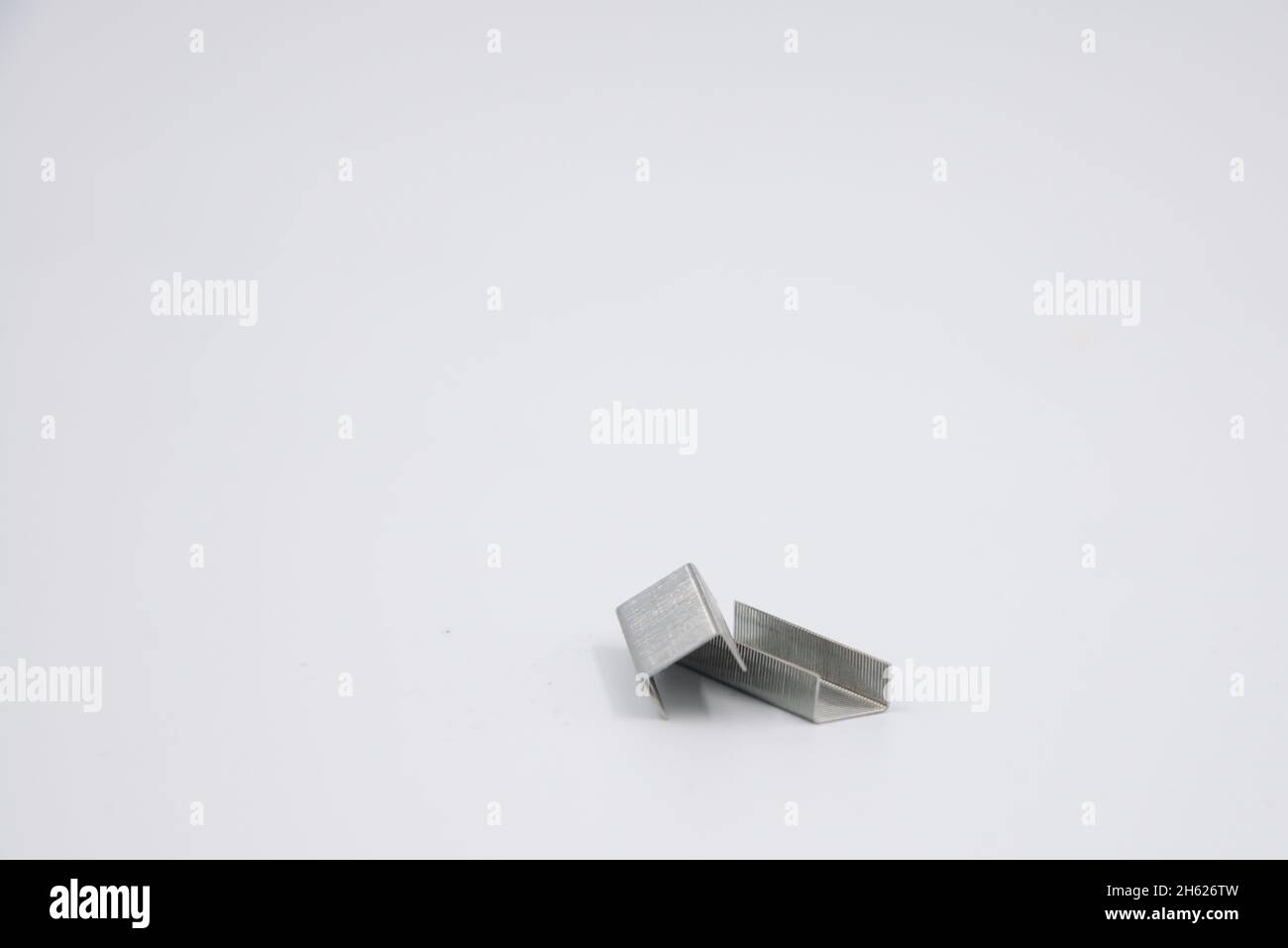 staples Isolated on white background. Object Stock Photo - Alamy