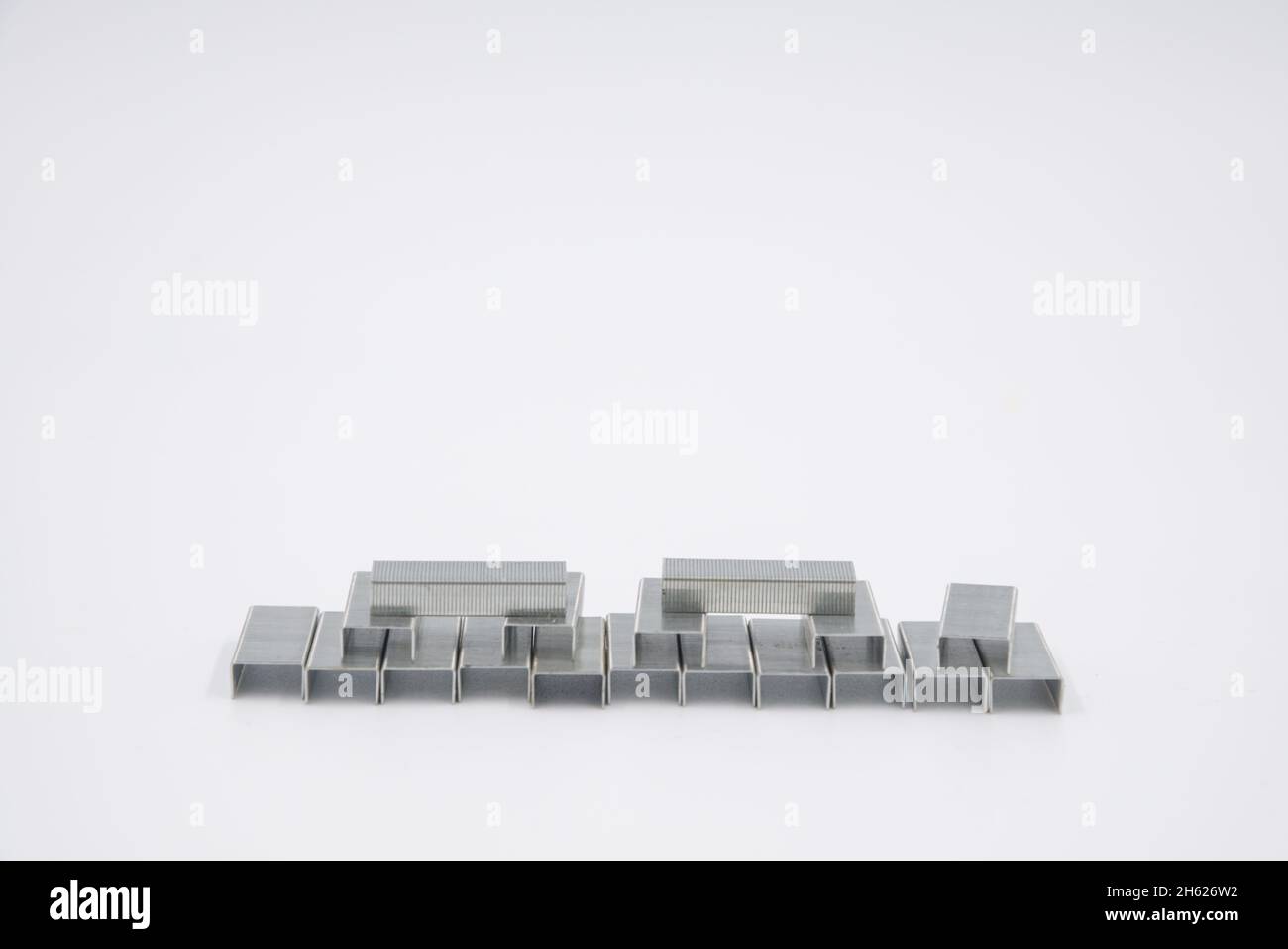 staples Isolated on white background. Object Stock Photo - Alamy