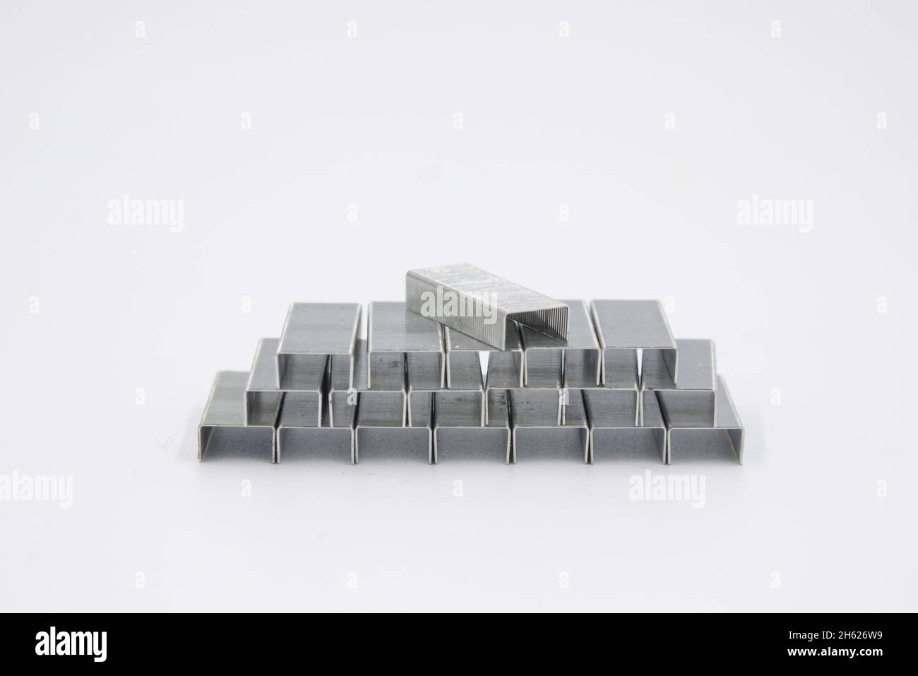 staples Isolated on white background. Object Stock Photo - Alamy