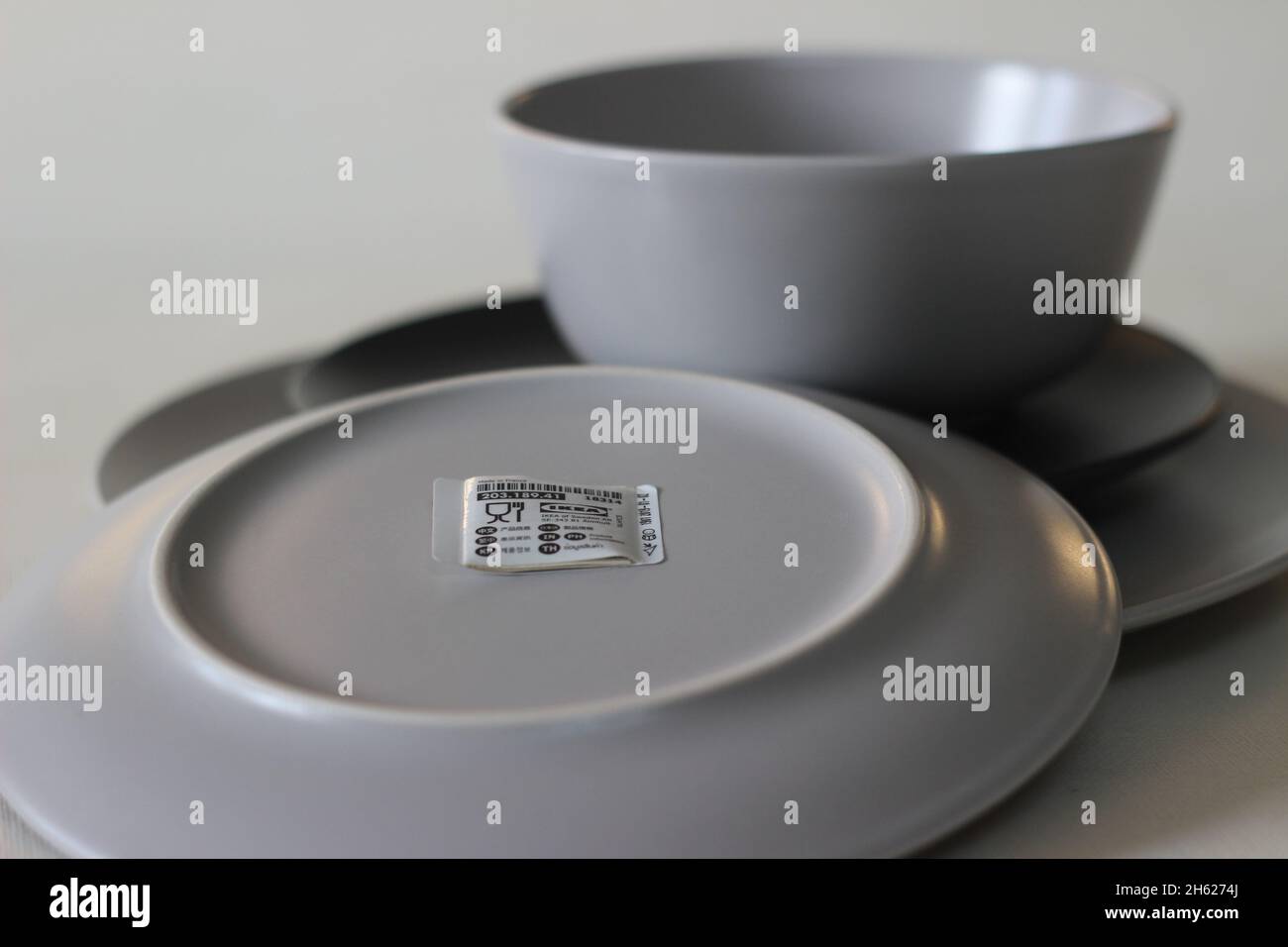 Mumbai, Maharashtra, India, Nov 11 2021: Ikea product price tag. This ...