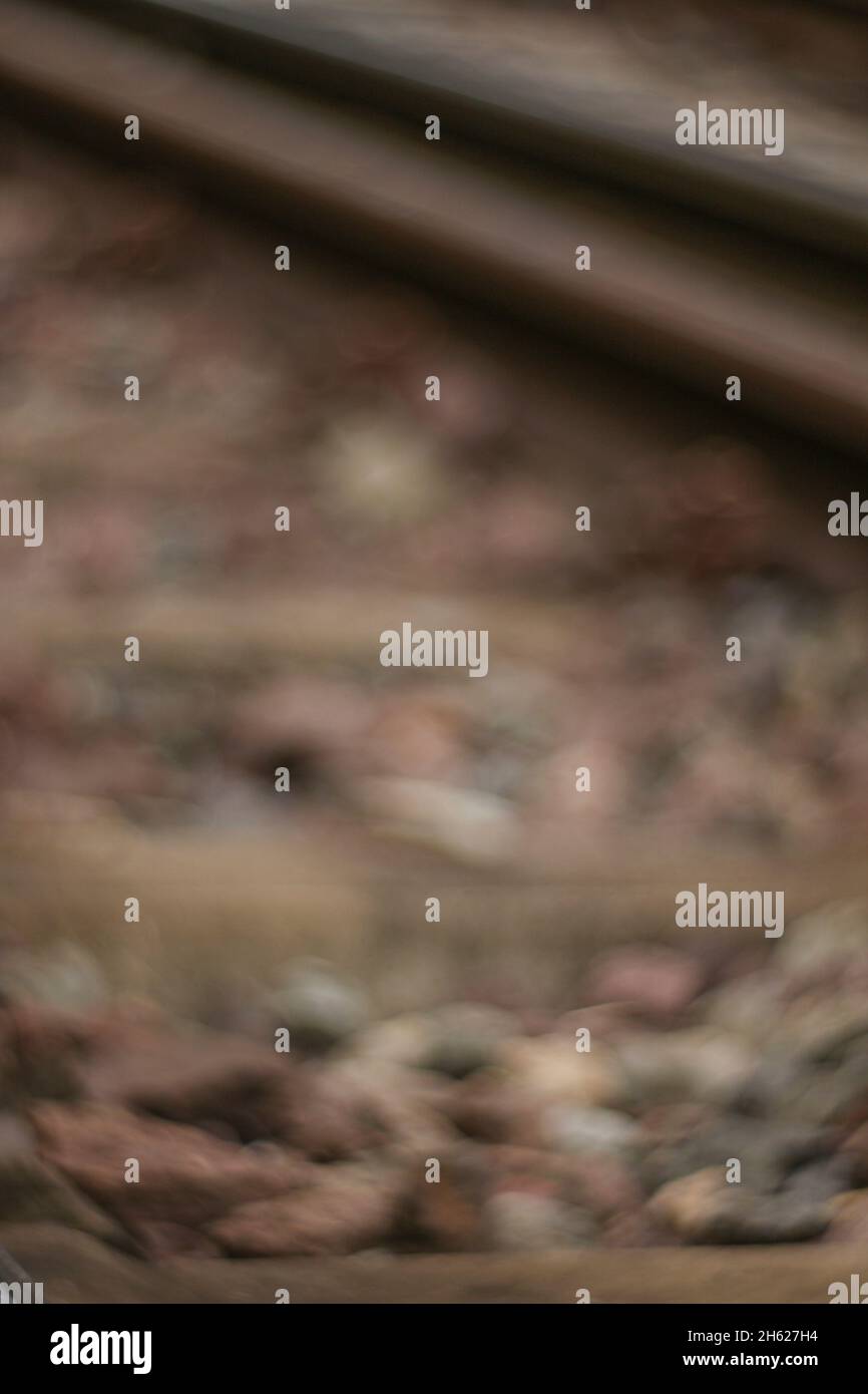 Ballast bed of a track system hi-res stock photography and images - Alamy