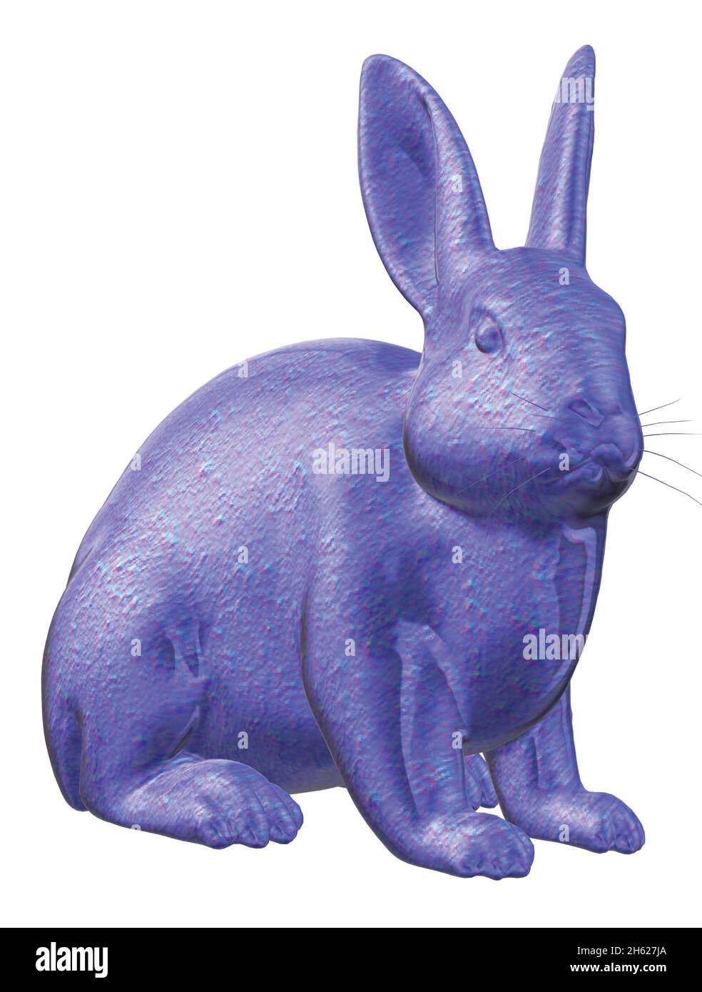 Shiny Metal Purple Easter Bunny Rabbit Stock Vector Image & Art - Alamy
