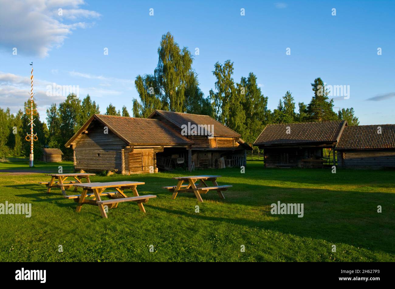 europe,sweden,dalarna,mora,lake siljan,sollerön island,hembygsgard ...