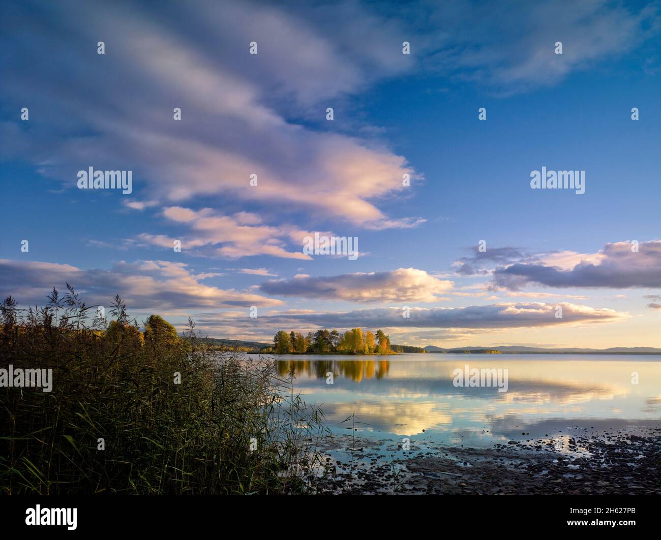 europe,sweden,dalarna,mora,lake siljan,sollerön island Stock Photo - Alamy