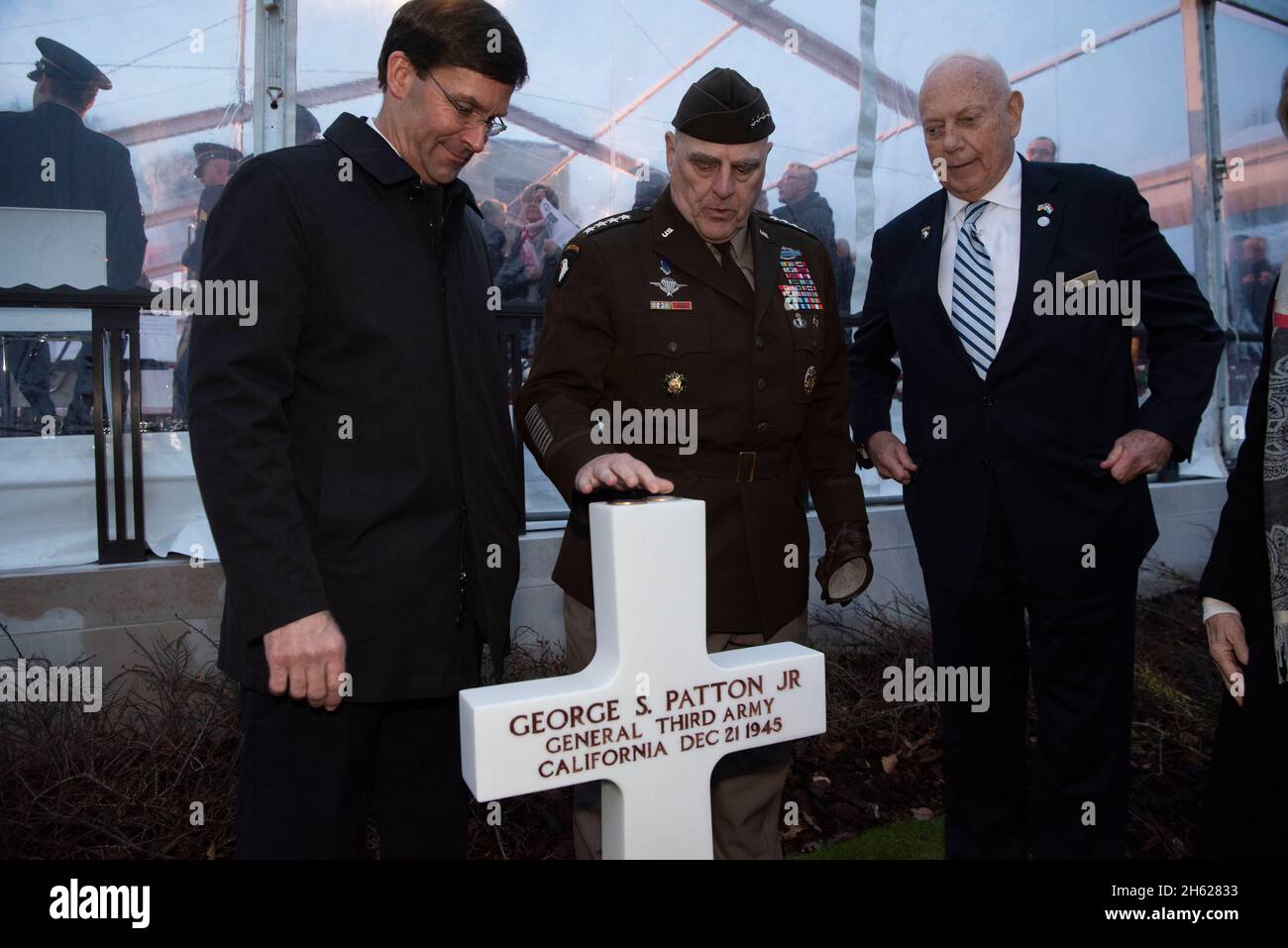 George s patton grave hi-res stock photography and images - Alamy