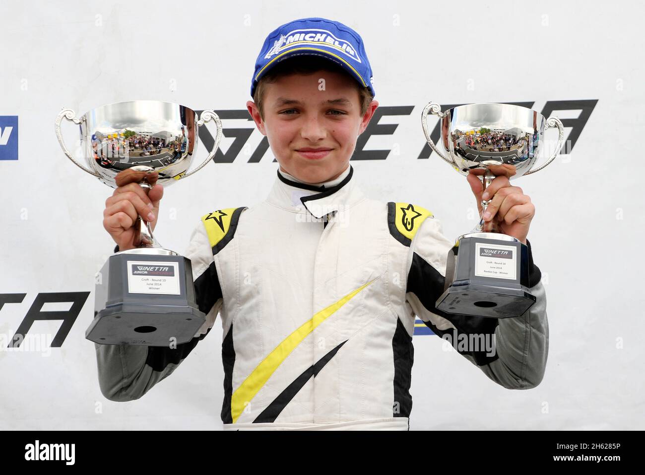 Lando Norris (GBR), current McLaren Formula 1 driver takes his first ...