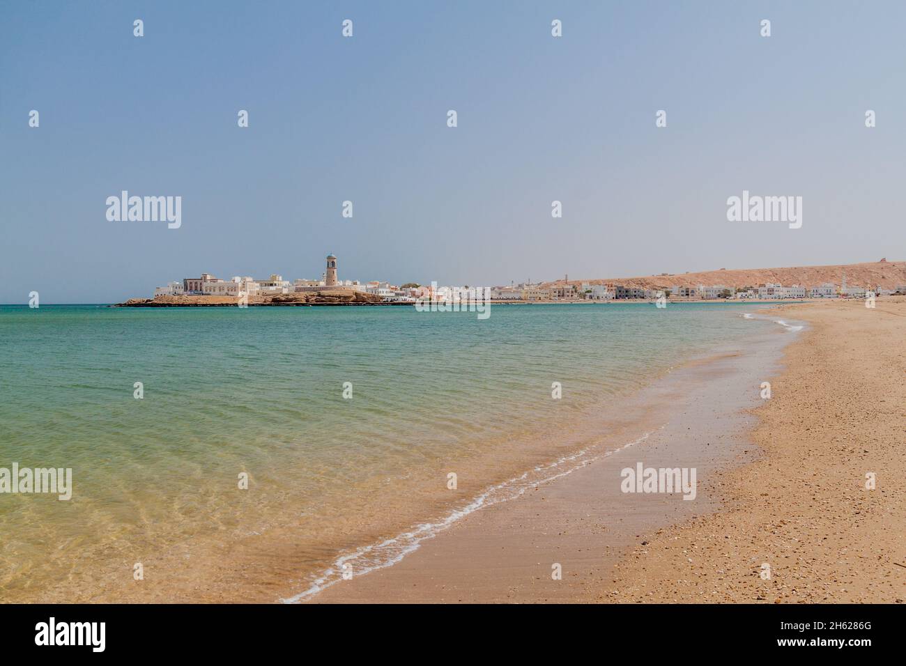 Ayjah neighborhood with its lighthouse in Sur, Oman Stock Photo - Alamy