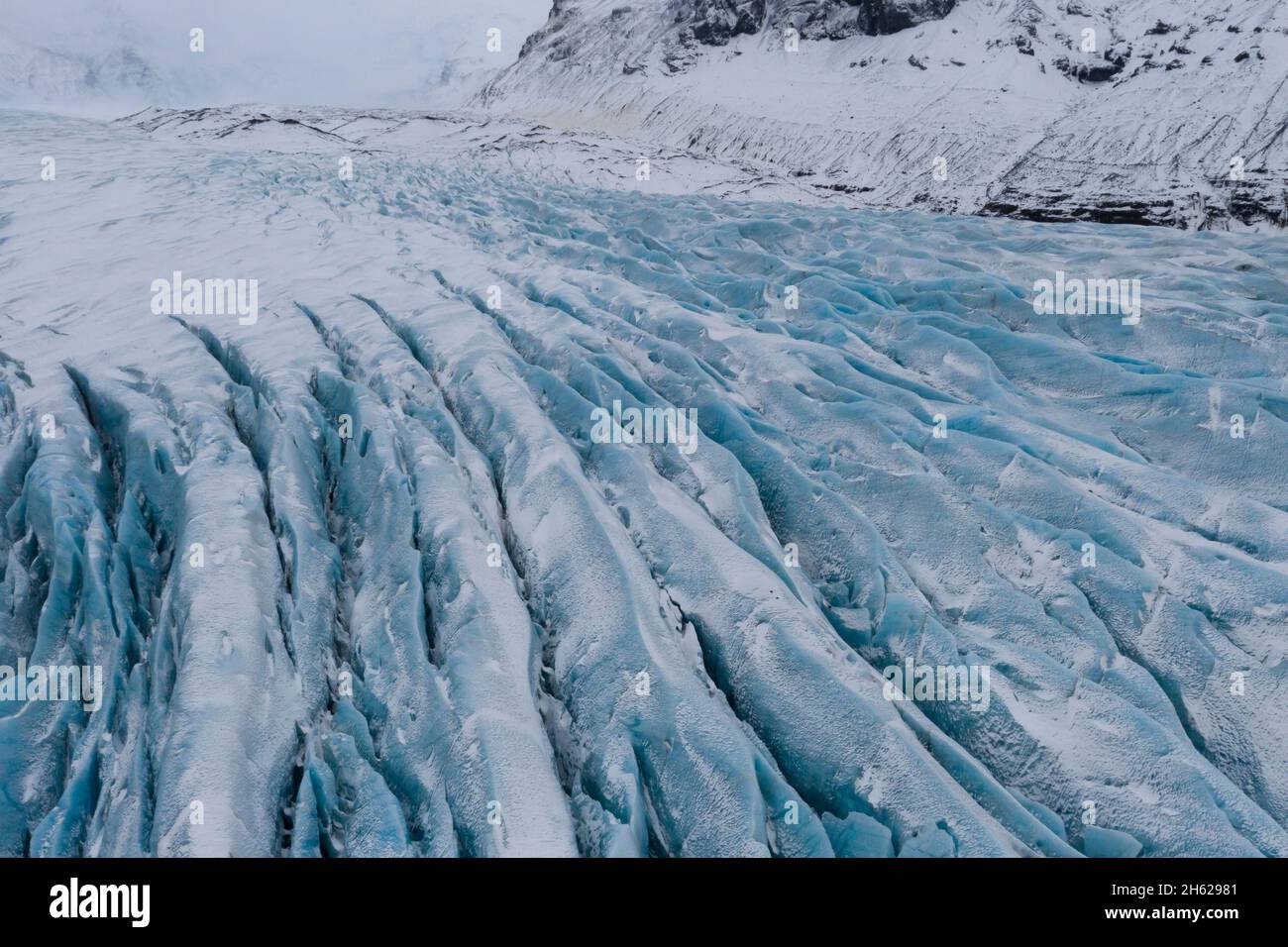 detail of a glacier tongue in iceland Stock Photo - Alamy