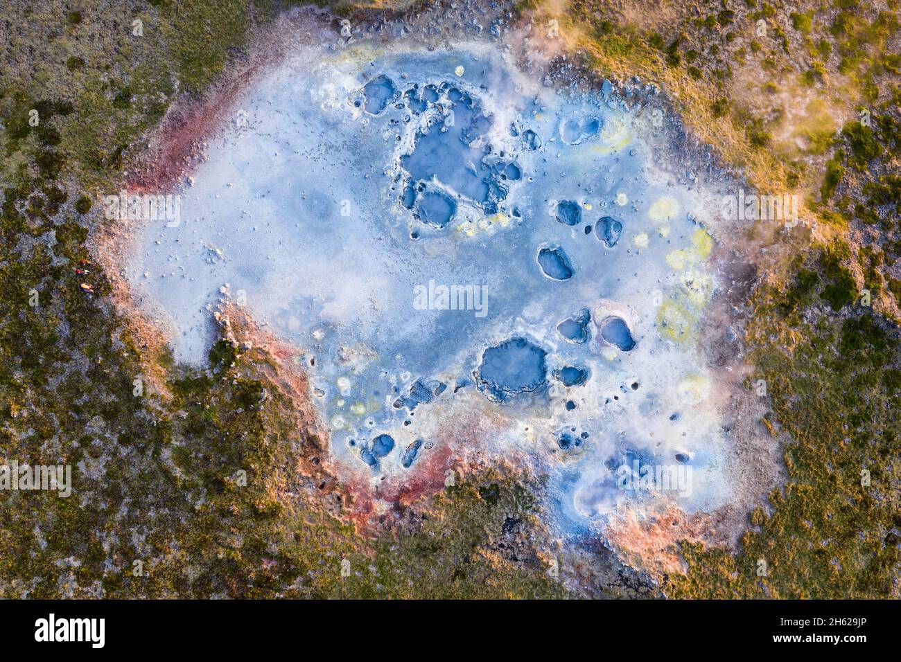 a geothermal field in iceland Stock Photo - Alamy