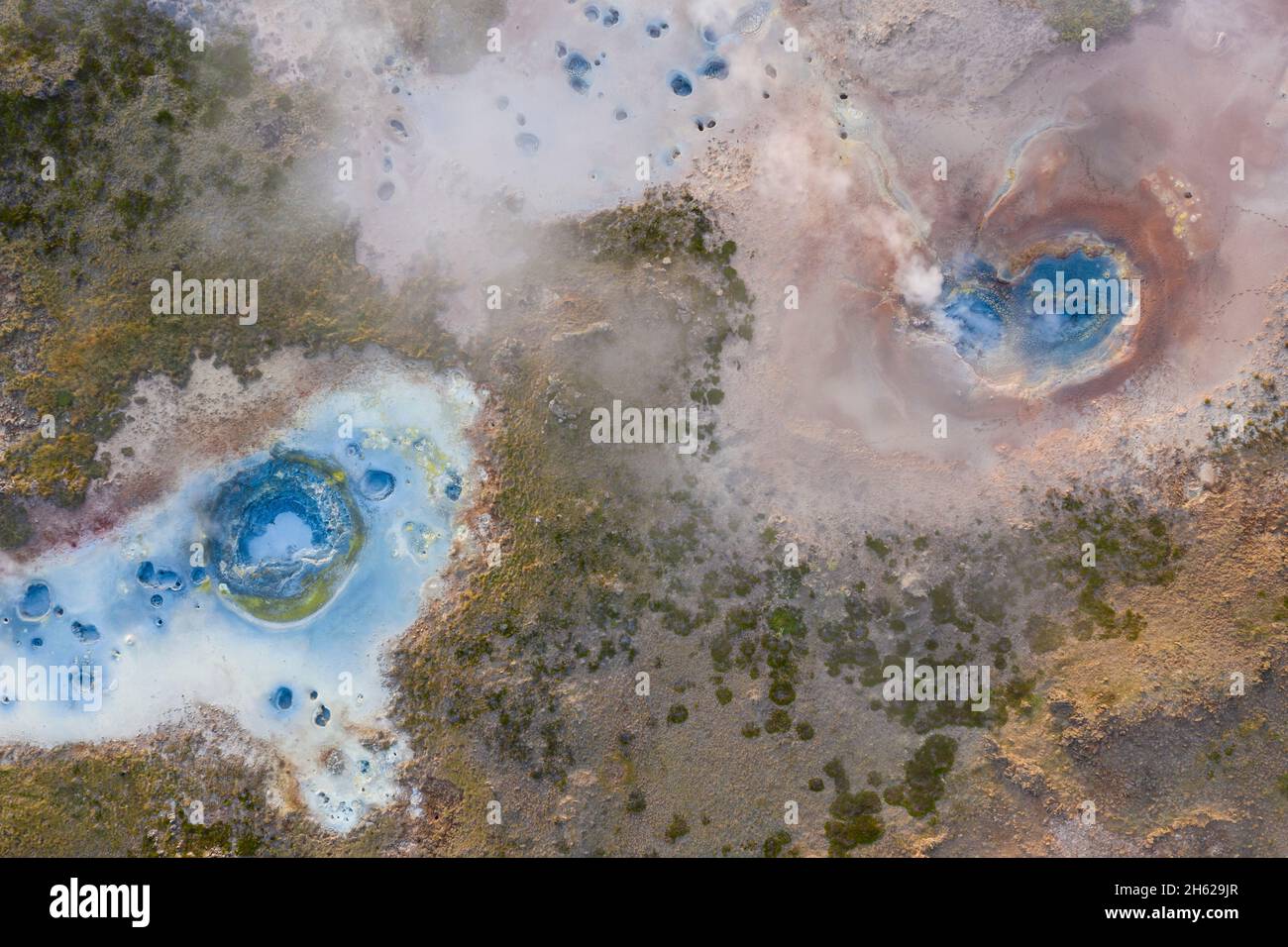 a geothermal field in iceland Stock Photo - Alamy