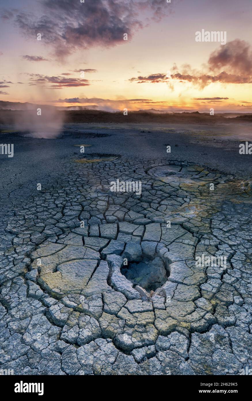 a geothermal field in iceland Stock Photo - Alamy