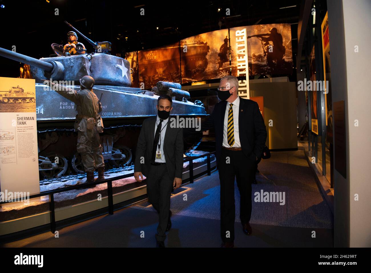 Reportage: Acting Defense Secretary Christopher C. Miller tours the ...