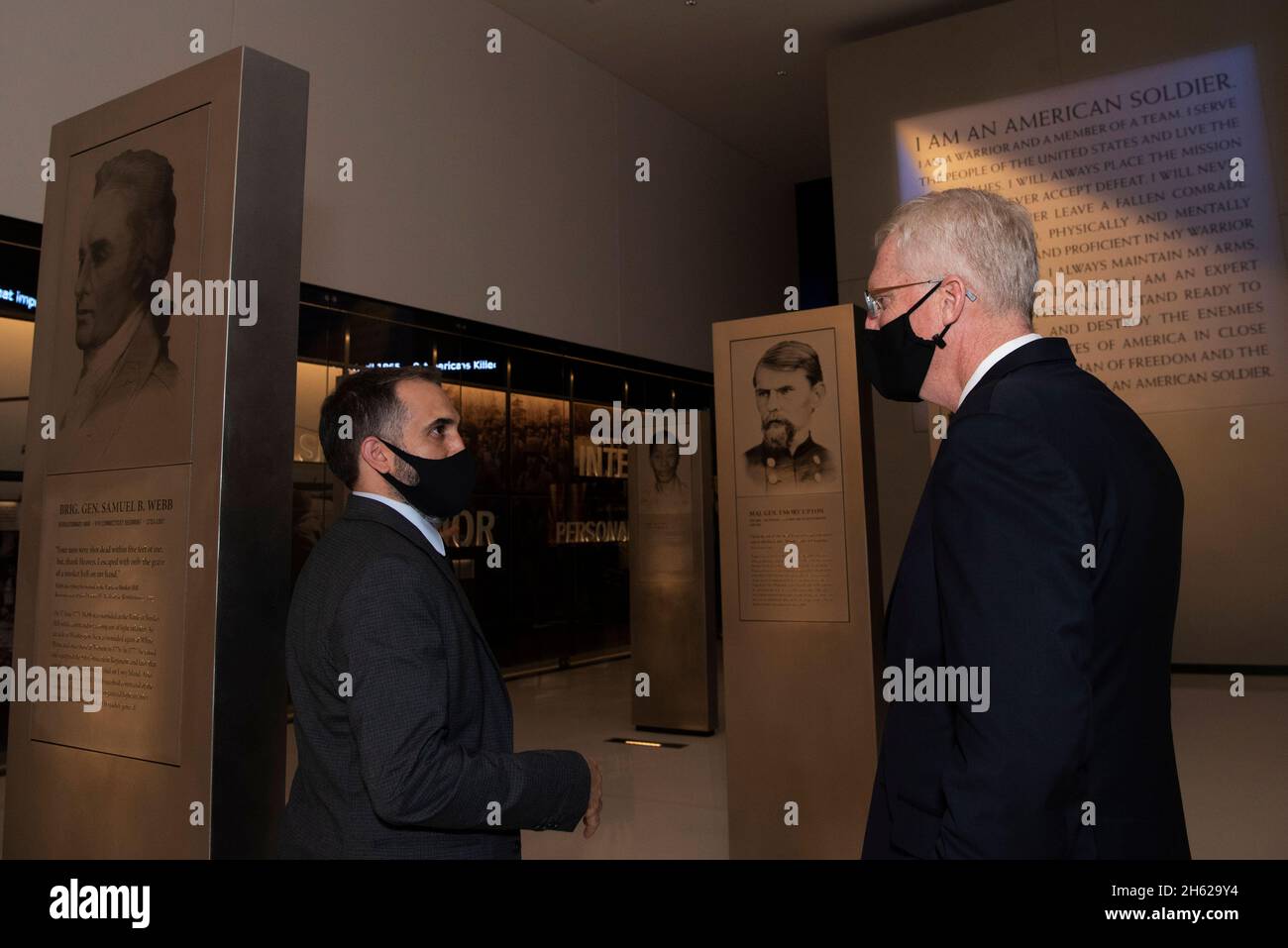 Reportage: Acting Defense Secretary Christopher C. Miller tours the ...