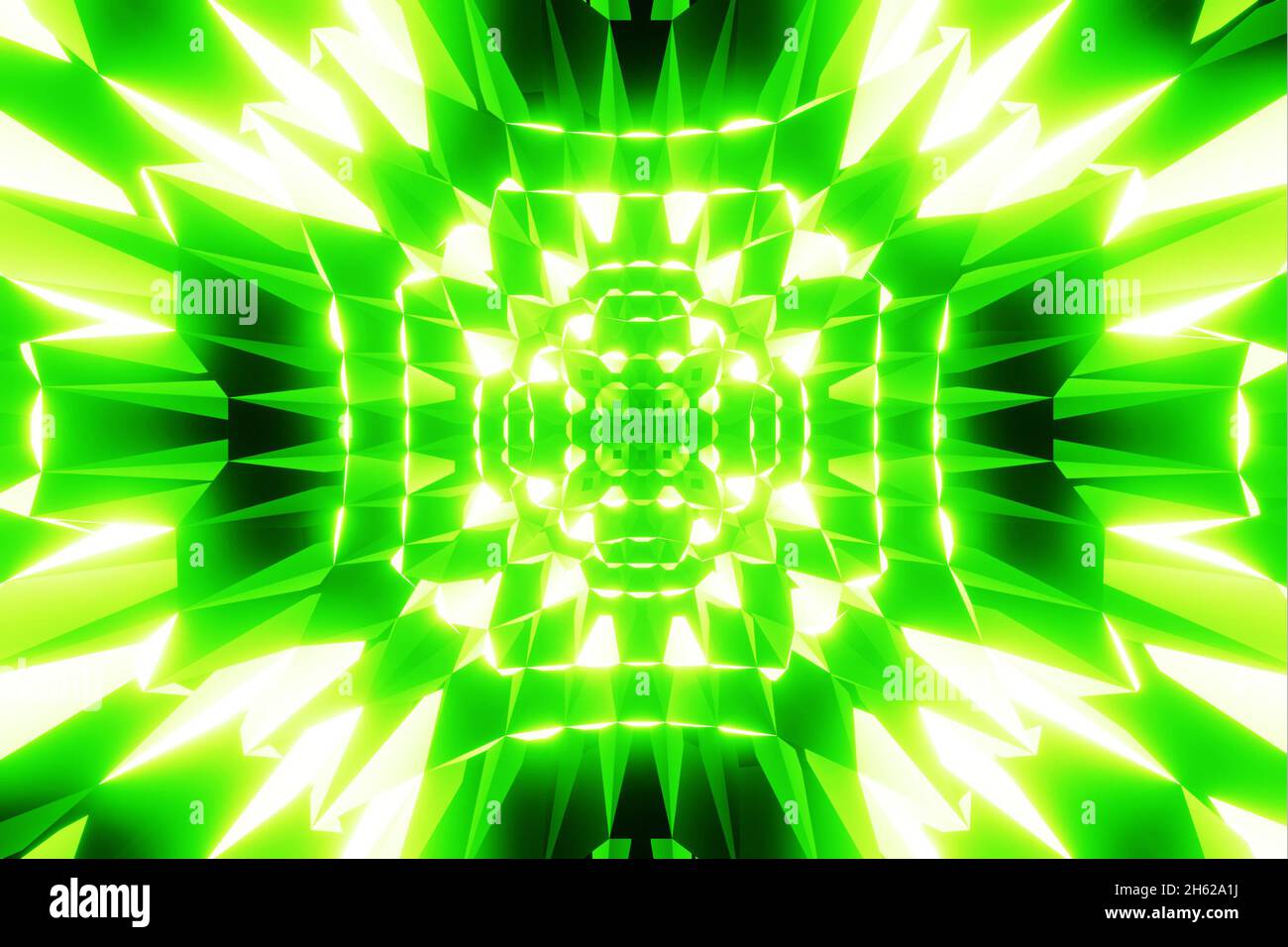 Abstract animation glowing green particles hi-res stock photography and ...