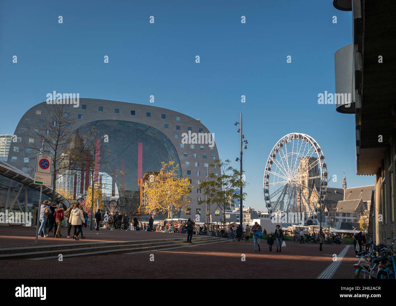 Market Hall and town square in Rotterdam, Netherlands Stock Photo - Alamy