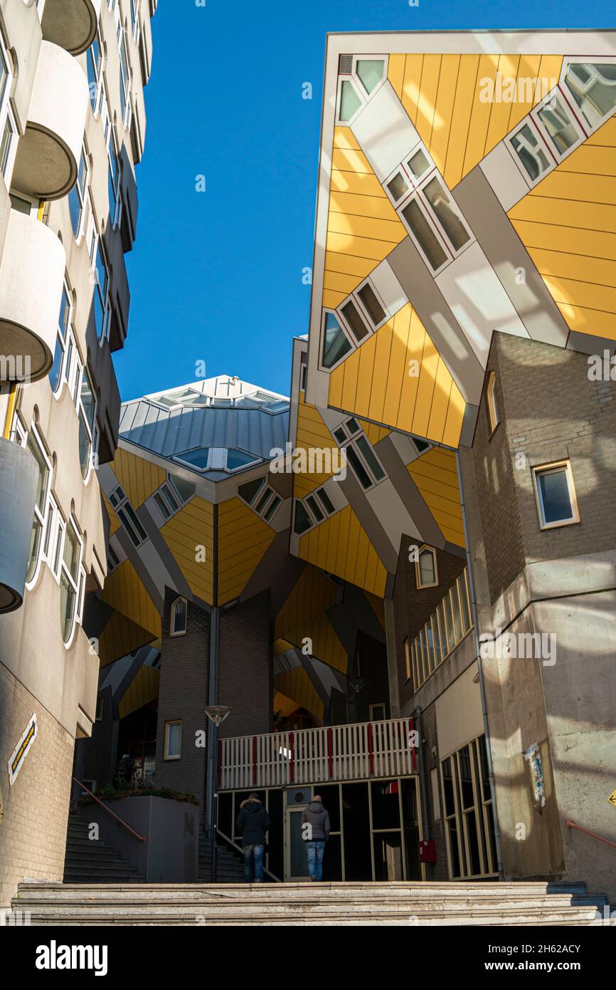 Kubuswoningen, or Cube houses in Rotterdam, Netherlands. Innovative ...