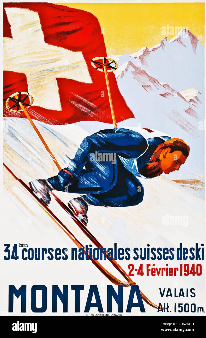 1940 vintage poster hi-res stock photography and images - Alamy