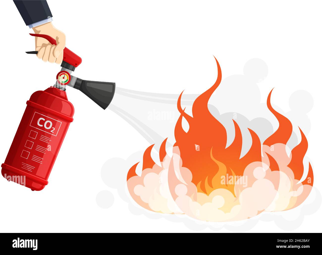 Fire extinguisher cartoon hi-res stock photography and images - Alamy
