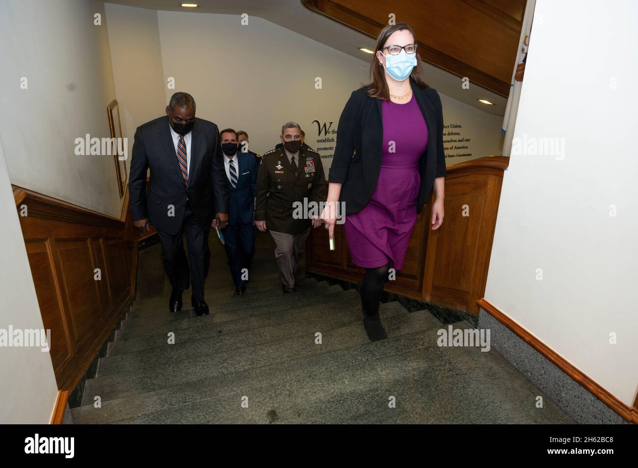 Reportage: Incoming Defense Secretary Lloyd J. Austin III arrives at ...