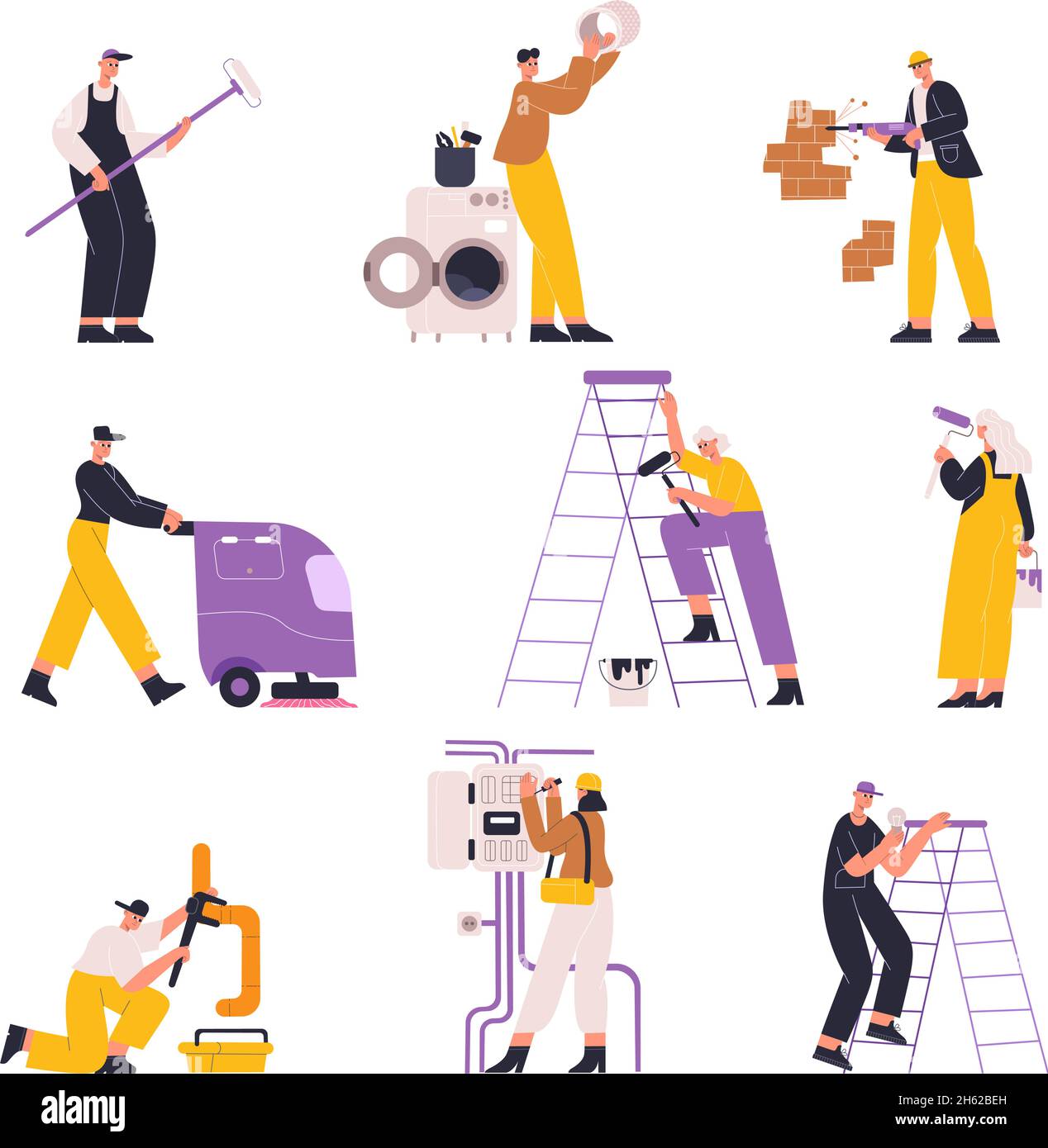 Interior design masters Stock Vector Images - Alamy