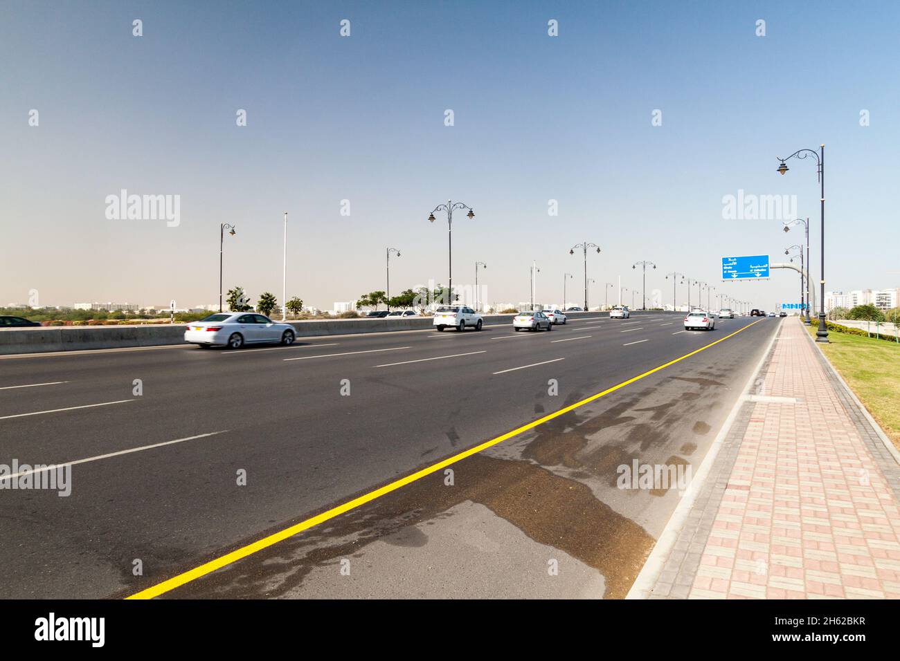 Muscat road highway qaboos hi-res stock photography and images - Alamy