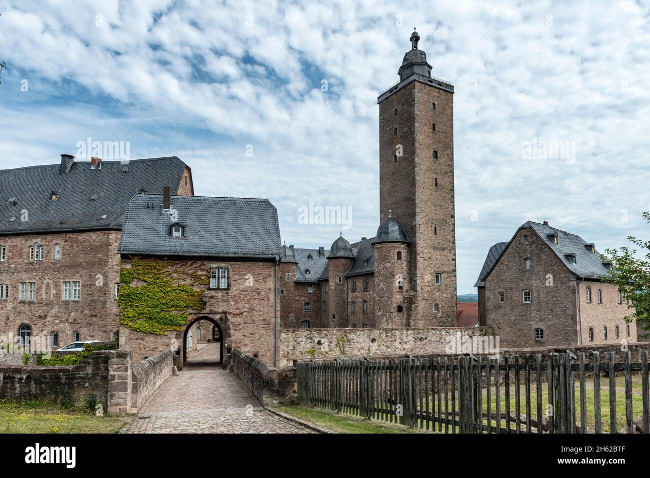steinau an der strasse,hesse,main-kinzig-kreis,germany,view of steinau ...