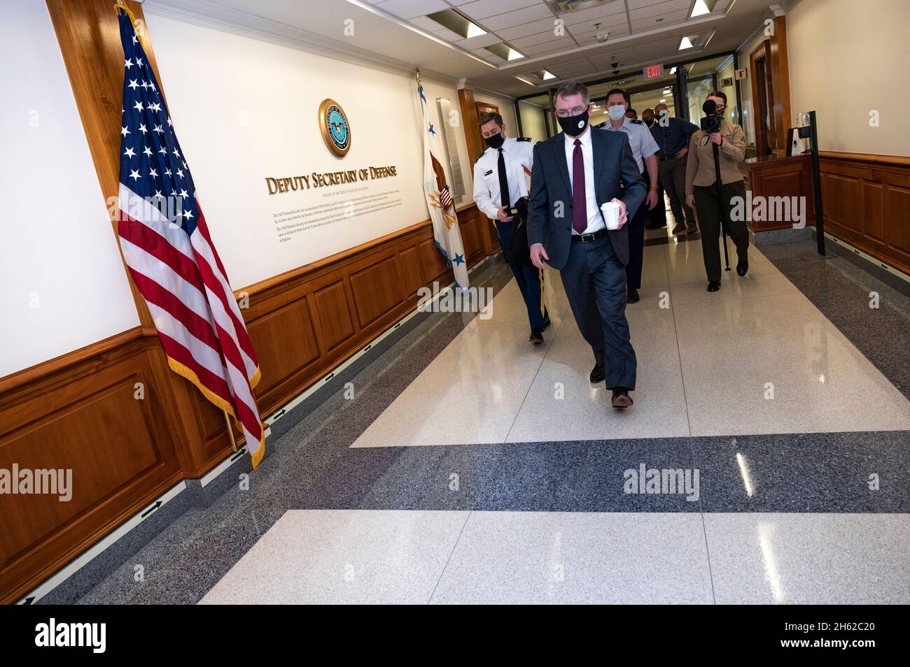 Reportage: Deputy Defense Secretary David L. Norquist heads to the ...