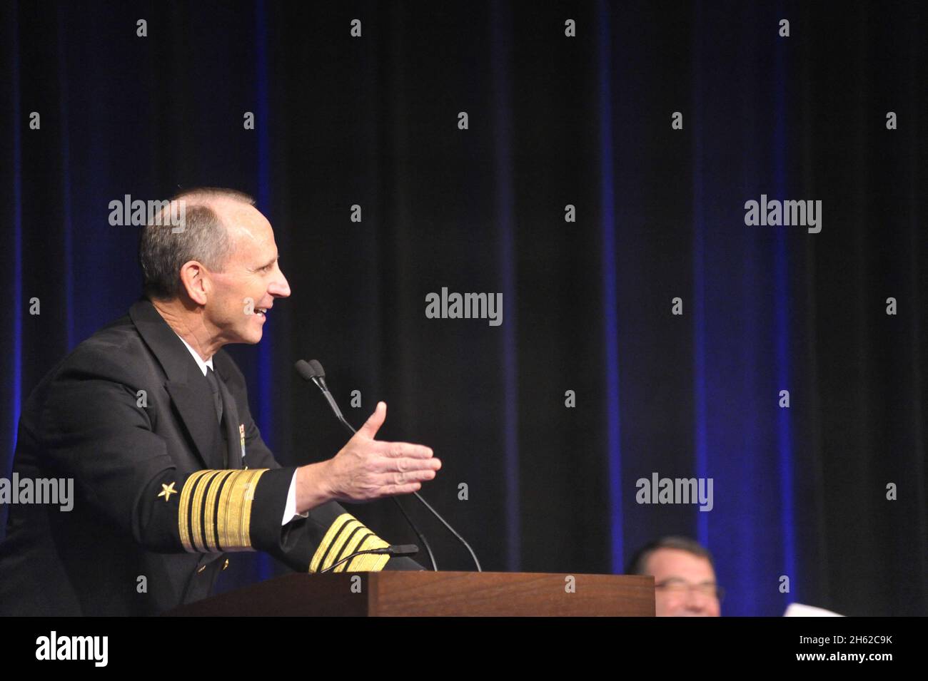 Adm. Jonathan Greenert, CNO delivers opening remarks at the Navy's ...