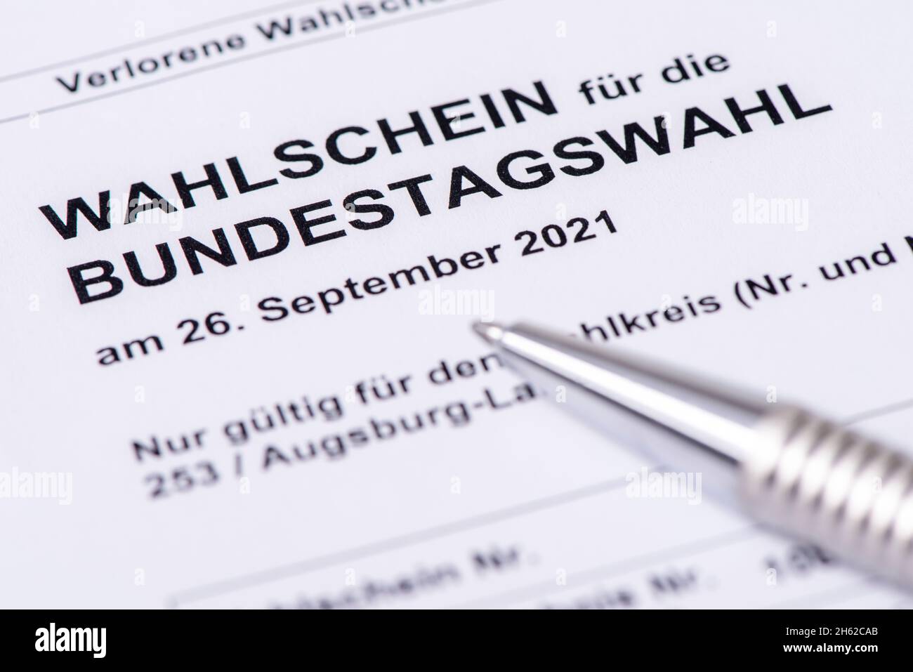 Voting slip ballot slip hi-res stock photography and images - Alamy