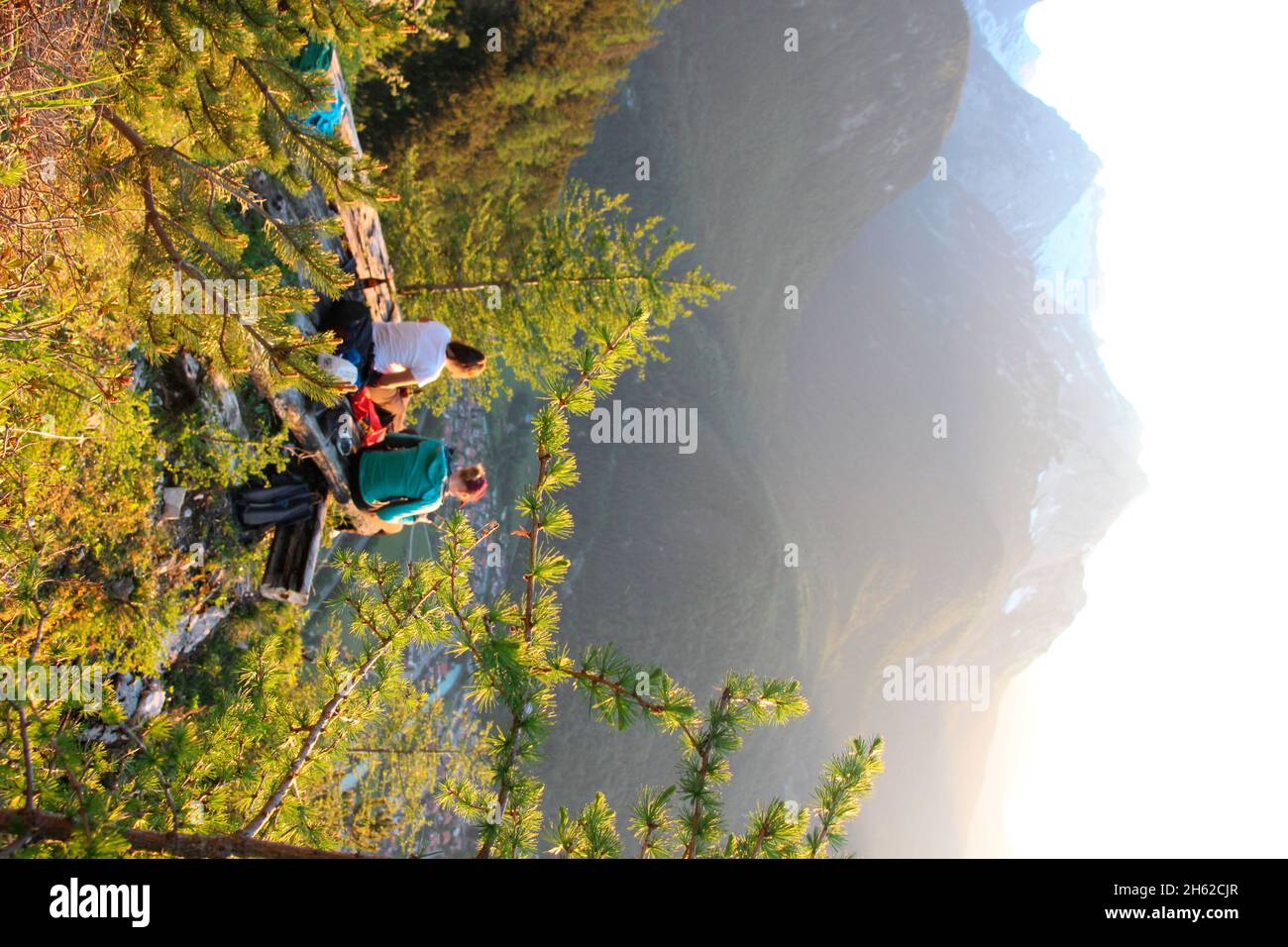two young women,snack,are happy in the backlight,sunset,photographed at ...
