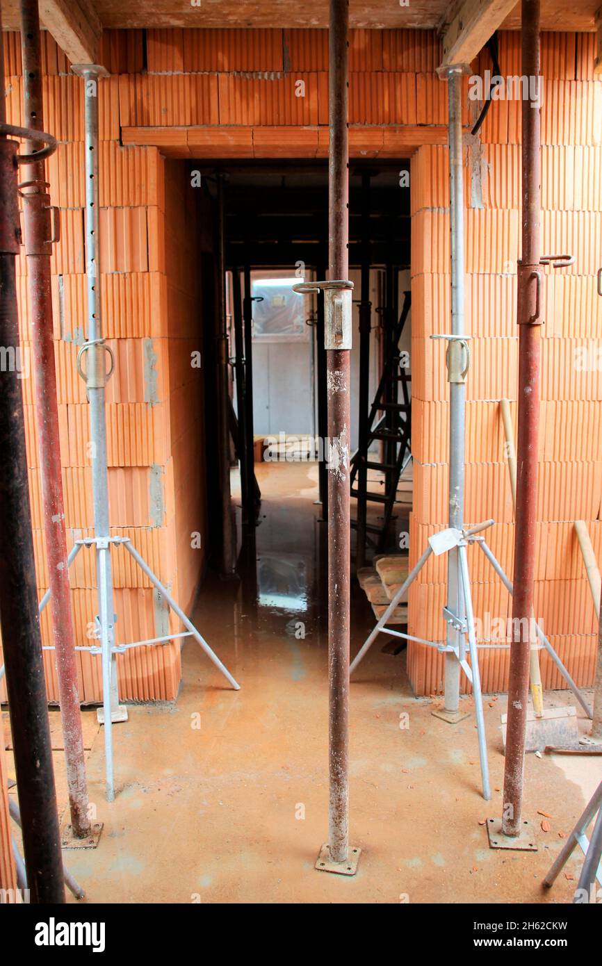 supports for basement ceilings in new buildings,brick construction ...