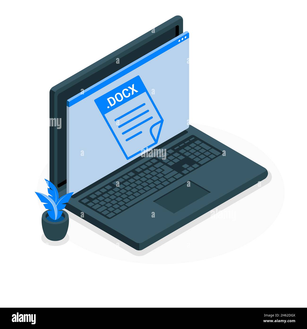 Laptop computer graph on Cut Out Stock Images & Pictures - Alamy