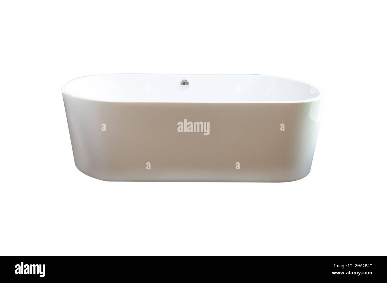 bathtub on the white background Stock Photo - Alamy